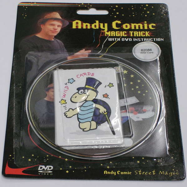 Wild Card - Andy Comic Magic Trick with DVD – Vernon Magic